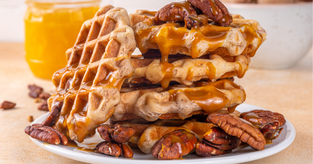 Lemon Curd Belgian Waffles Recipe